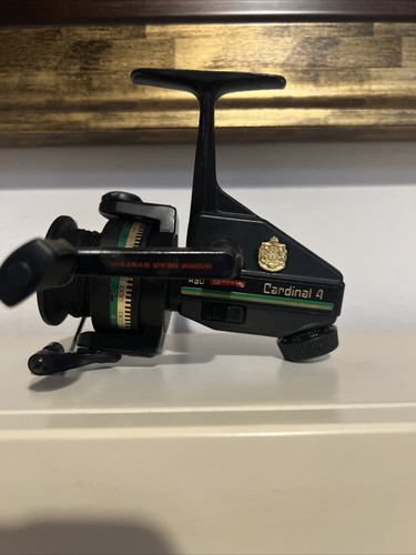 Vintage ABU Cardinal 4 C4 Spinning Fishing Reel. Green Line, Excellent ...