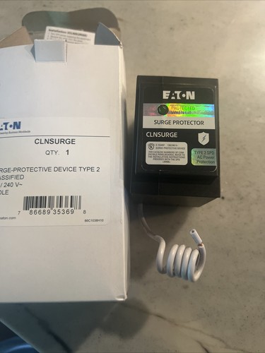NEW EATON CUTLER HAMMER CLNSURGE BR SURGE PROTECTIVE DEVICE FREE ...