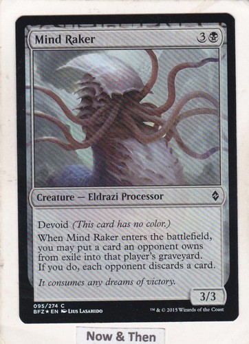 Magic: MTG: Battle for Zendikar: Foil: Mind Raker | eBay