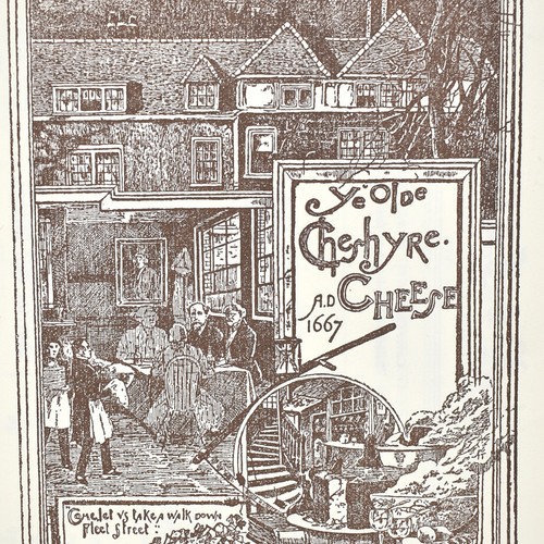 1970s Ye Olde Cheshire Cheese Restaurant Menu Wine Office Court Fleet ...