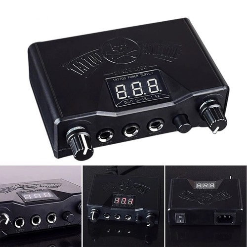 1Pcs Dual LED 3Digital Display Tattoo Power Tattoo Machine makeup power ...