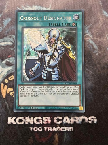 RA02-EN063 "Crossout Designator" Secret Rare YuGiOh! NEW | eBay