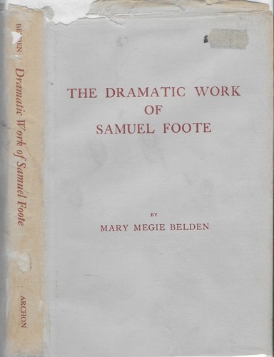The Dramatic Work of Samuel Foote | eBay