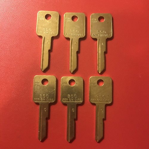 HBR14C P1098C B50 Star Key Blank For GM 1987-1990 Car Ignitions. LOT OF ...