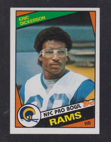 1984 Topps #280 Eric Dickerson Rookie - Los Angeles Rams - HOF - 777 ...