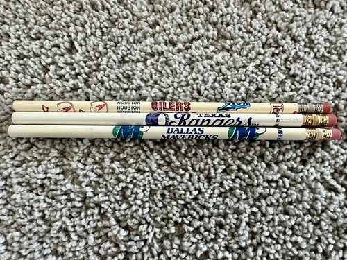 Vintage 90’s Texas Sports Pencils | eBay