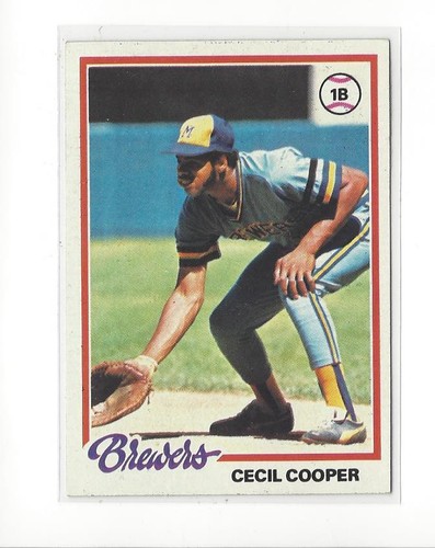 1978 Topps #154 Cecil Cooper | eBay