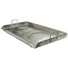 31" x 17" Portable Stainless Steel Double Stove Griddle CONVEX Plancha ...