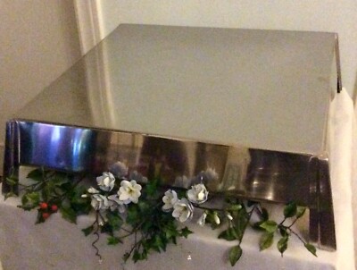 Silver Square Cake Stand for sale | eBay