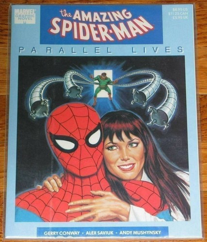 Marvel Comics Graphic Novel Spider Man Parallel Lives 1989 Dr Octopus ...