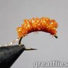 1 dozen (12) - Crystal Meth - Salmon Egg fly - ORANGE | eBay