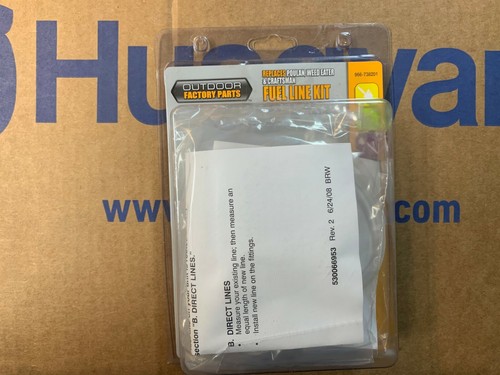 HUSQVARNA Fuel Line Kit 530069599 3 SM 3 LG LINES FOR TRIMMERS BLOWERS ...