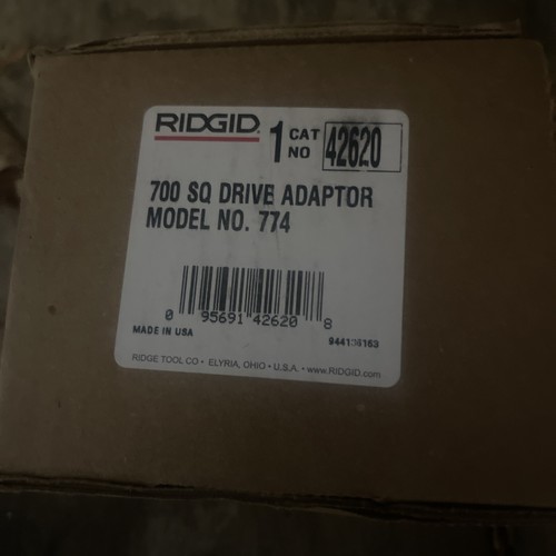 Ridgid 42620 Model 774 15/16 in. Square Drive Adapter for RIDGID 700 ...