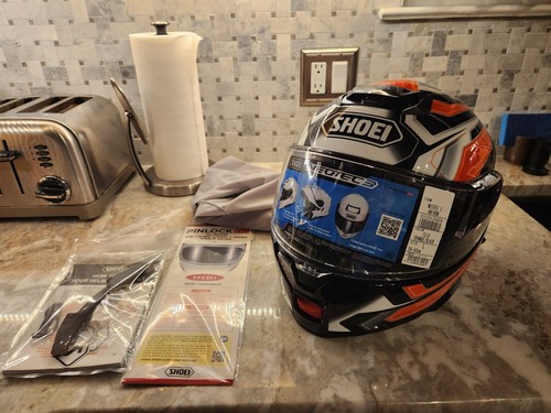 SHOEI Neotec 3 Anthem TC-8 (Orange) Medium Modular Motorcycle Helmet ...