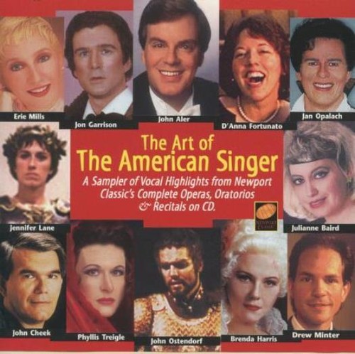 The Art Of The American Singer Sampler MUSIC AUDIO CD Newport Classic ...