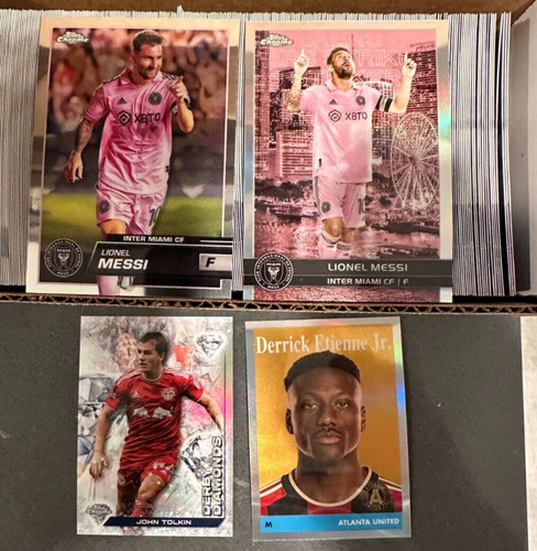 2023 Topps Chrome MLS Soccer Complete 265 Card Master Set Inserts Messi ...