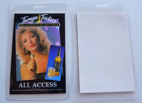 Tanya Tucker Black Velvet Lady All Access Backstage Pass Laminate D27 ...