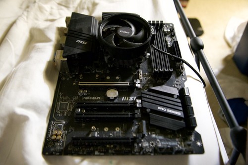 MSI PRO B550-VC AMD AM4 B550 ATX M.2 Desktop Motherboard With Fan | eBay