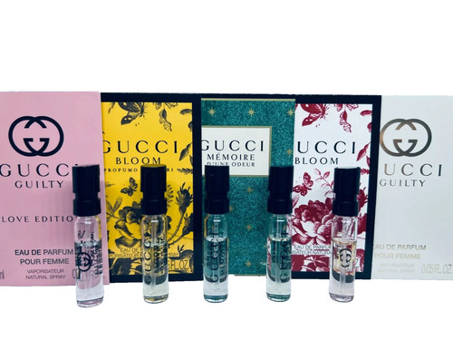 Gucci Perfume Collection For Women Sample Spray Vials Set of 5 | eBay
