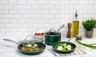 Granitestone Emerald 10 Piece Nonstick Durable Cookware Set with Glass ...