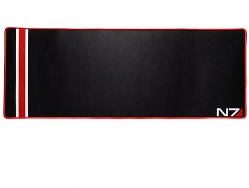 Mass Effect N7 Oversized Mouse Pad Deskmat Figure stripes and insignia ...