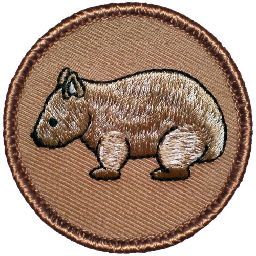 Wombat Patrol Patch - 2" Round Embroidered Patch | eBay