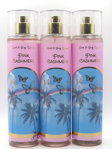 BATH & BODY WORKS PINK CASHMERE FRAGRANCE MIST SPRAY 8 OZ (LOT OF 3 PCS ...