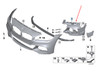 NEW BMW 2 F45 FRONT FOG LIGHT LEFT BRACKET 51117376981 7376981 2015 OEM ...