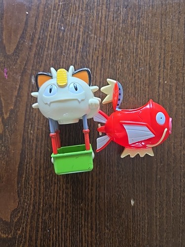 Chibi Pokémon House Team Rocket Meowth Balloon & Mecha Magikarp Rare US Seller | eBay
