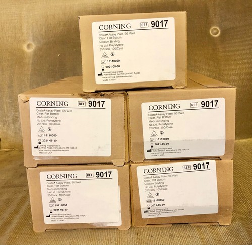 125 pc CORNING 360uL 96-Well Clear PS Not Treated Assay Microplate No ...