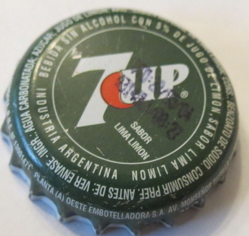 7Up Argentina crown bottle caps kronkorken capsule chapas | eBay