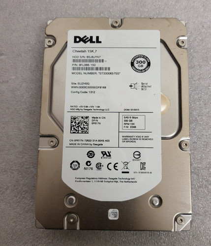 Dell F617N 0F617N ST3300657SS 300GB 15K 6G 3.5 SAS HDD HARD DRIVE NO ...