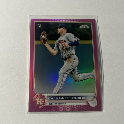 2022 Topps Chrome Chas McCormick Rookie RC Retail Pink Refractor ...