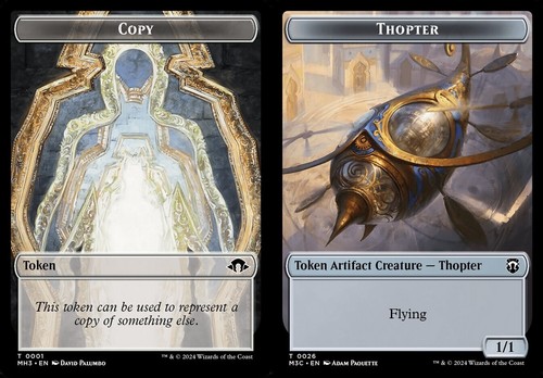 MTG Commander MH3 TOKEN Copy #0001 Thopter #0026 PLAYSET 4X X4 | eBay
