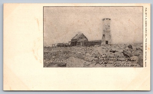 C1905 SCITUATE MASSACHUSETTS LIGHTHOUSE ABIGAIL & REBECCA ARMY OF 2 ...