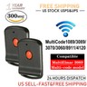 2x For MultiCode 3060 Car Remote Garage Door Mini 300mhz 3089 4120 1090 ...