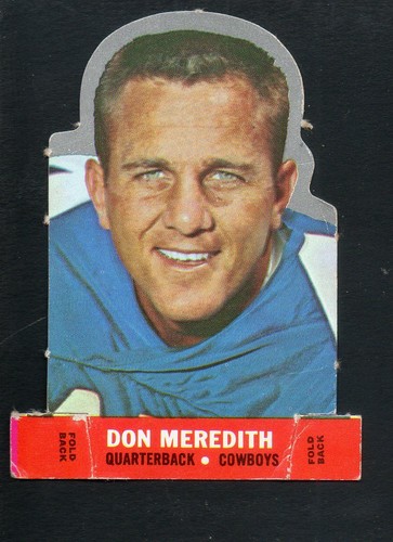 1968 Topps Stand Up Football Card #16 Don Meredith-Dallas Cowboys Poor ...