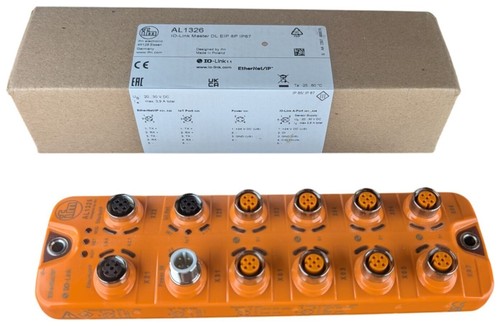 IFM AL1326 IO-Link Master Ethernet/IP 8-Port M12 IP67 Industrial Module ...