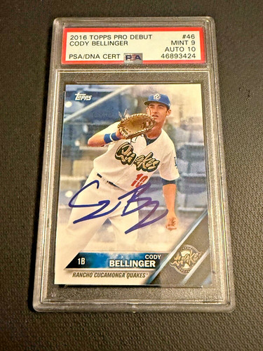 Cody Bellinger signed auto autographed 2018 Topps Pro Debut PSA 9/10 | eBay