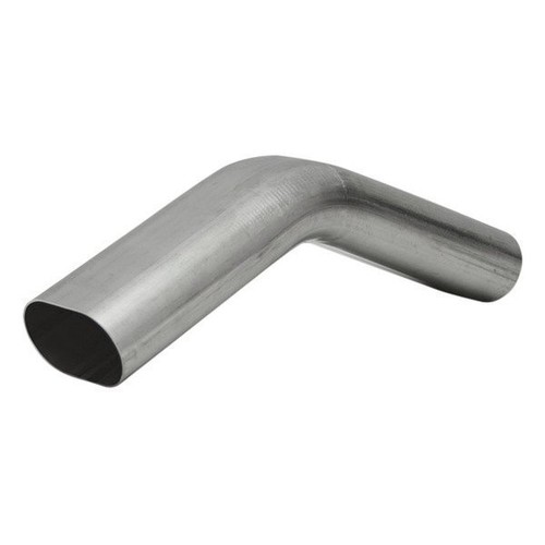 304 SS 45 Degree Oval Vertical Plane Mandrel Bend Tubing 3" Diameter, 4 ...