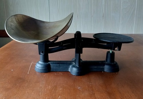 Vintage Cast Iron Balance Candy Farm Store Scale | eBay