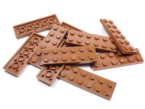 LEGO 10 Reddish Brown 2x6 Plates R7 | eBay