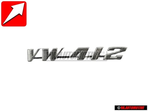 Original VW VW 412 Rear Boot Badge Emblem Brushed Silver - 415853687B ...