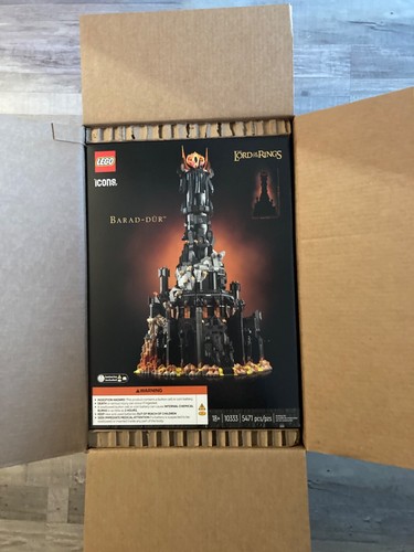 NEW! LEGO The Lord Of The Rings Barad-dur (10333) BOX ONLY! BOX ONLY ...