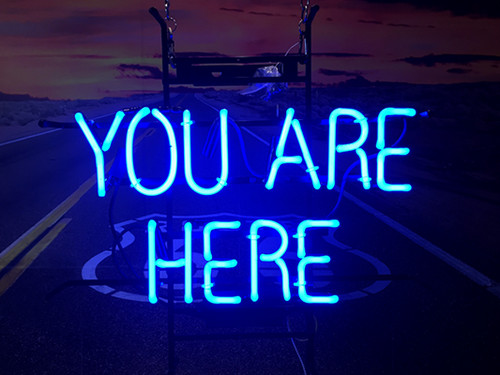 You Are Here Neon Sign Light Beer Bar Pub Wall Hanging Handcraft ...