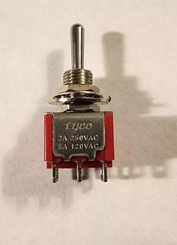 SWITCH TOGGLE, TYCO, A201SYZQ, DPDT 5A/120VAC 2A/250VAC PANEL MOUNT ...