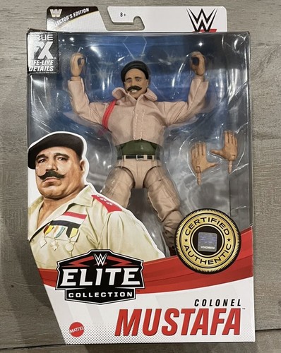 WWE Mattel COLONEL MUSTAFA IRON SHEIK Elite Collector's Edition Series ...