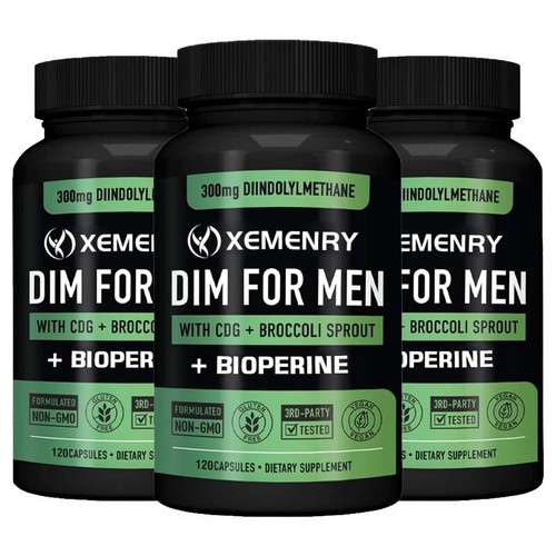 Dim for Men 300mg - Diindolylmethane Male Hormonal Balance, Estrogen ...