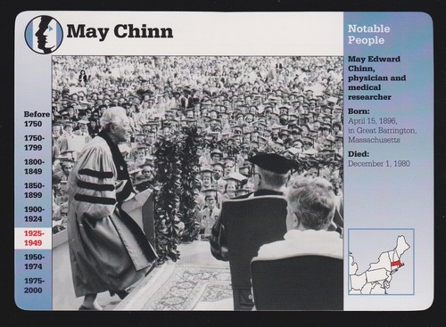 MAY CHINN Physician Medicine Researcher Photo 1997 GROLIER STORY OF ...