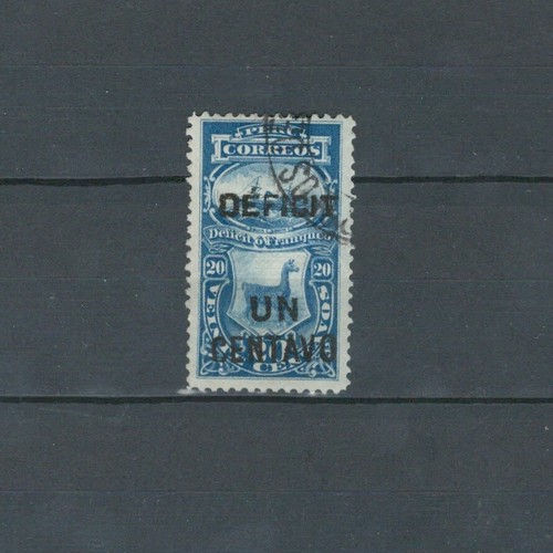 PERU LATIN AMERICA FISCAL REVENUE DEFICIT USED STAMP HCV XXX LOT (PERU ...